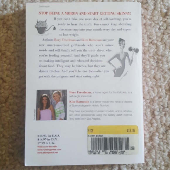 Other | Skinny Bitch By Rory Freedman And Kim Barnouin | Poshmark